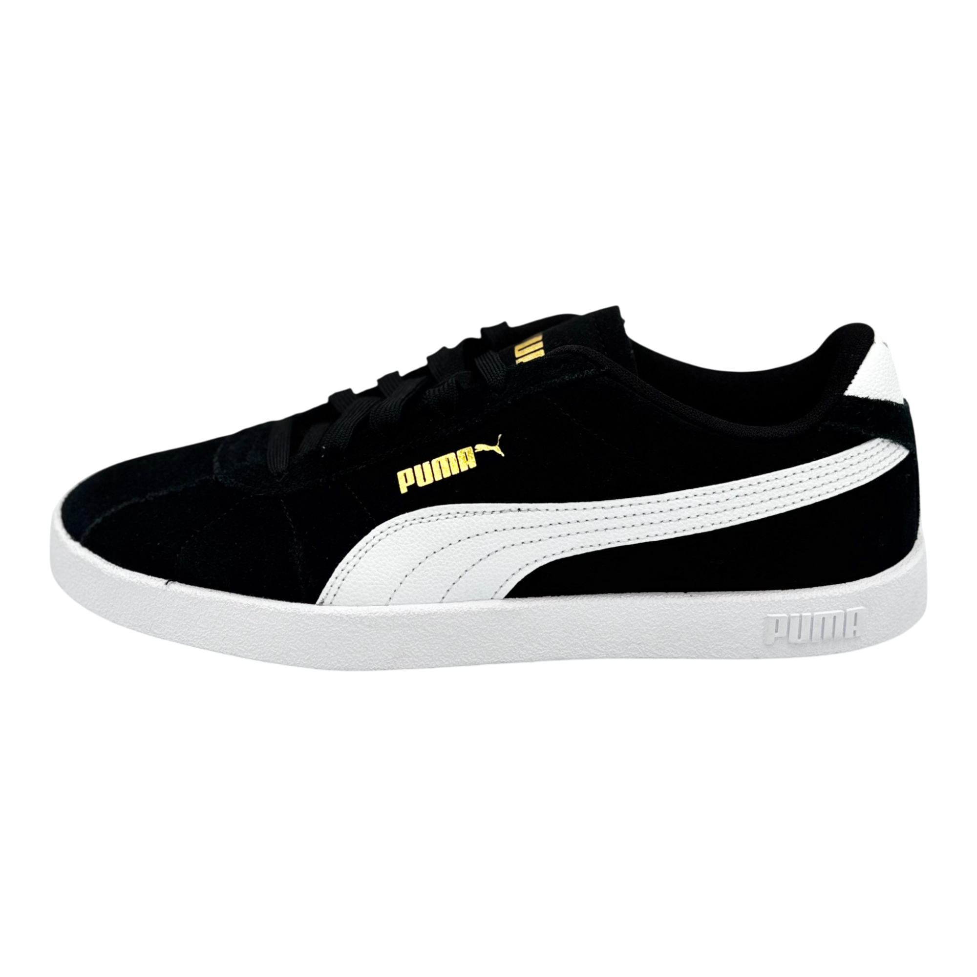 PUMA Club II Era Unisex | Black & White Suede Sneakers – SneakerKali ...